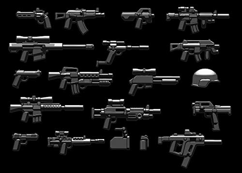 BrickArms Modern Combat Tactical Weapons Pack : Amazon.in: Toys & Games