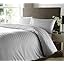 Kinfolk Textille Satin Stripe 400 Thread Count Duvet Cover 100% ...