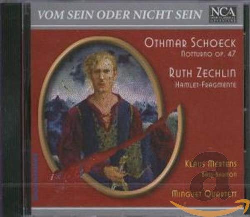 Amazon.com: Vom Sein Oder Nicht Sein-Othmar Schoeck Ruth Zechl: CDs & Vinyl