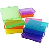 Amazon.com: Rainbow Plastic Photo & Craft Keeper Box by Simply Tidy ...