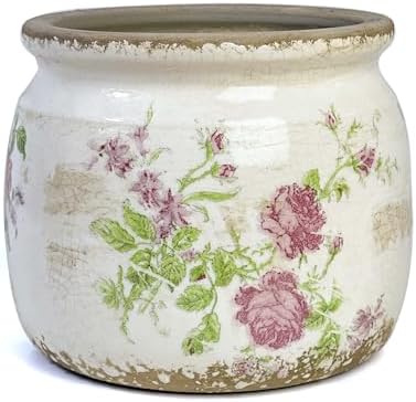 Amazon.com : PRETYZOOM Vintage Ceramic Flower Pot - Planter for Plants ...