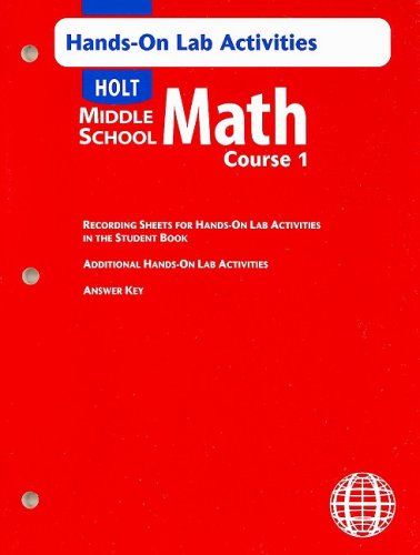 Amazon.com: Holt Mathematics: Hands On Lab Activities Course 1: ...
