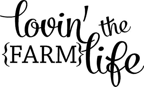 Amazon.com: EYE CANDY SIGNS Lovin' The Farm Life Farm Wall Quote Words ...