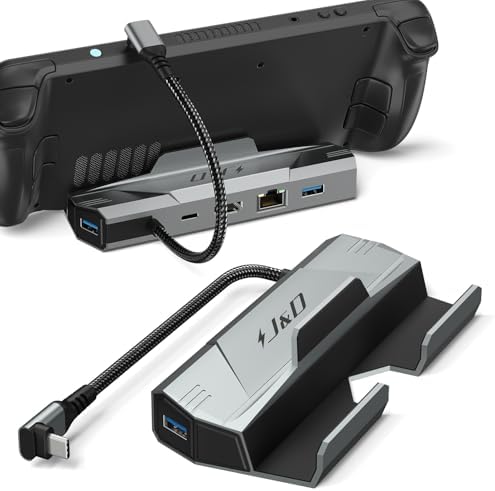 Amazon.com: JSAUX M.2 Docking Station 6-in-1 for Steam Deck/ROG Ally with 65W AC Adapter Charger ...