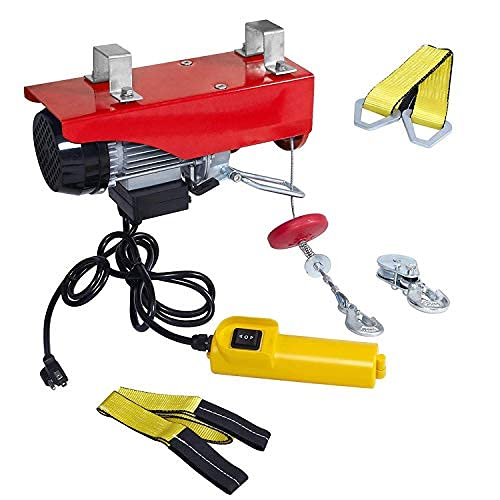 Treuil électrique de 200 kg - 120 V - Système de poulie de garage ...