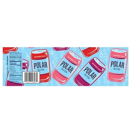 Snapklik.com : Polar Seltzer Water Berries Variety Pack
