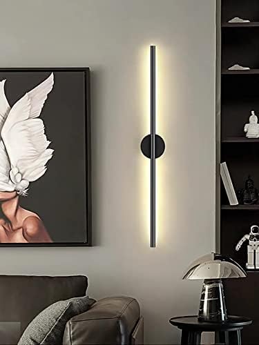 CITRA 600 MM LED Black Long Tube Modern Wall Light - Warm White ...