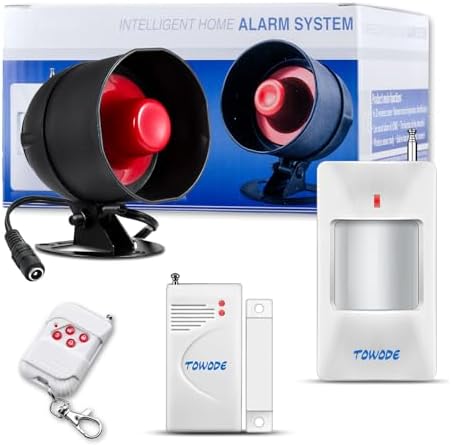KERUI Wireless Security Burglar Door Alarm System Kit for Garage Shed ...
