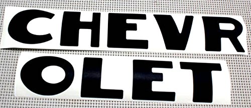1947-1953 CHEVY TRUCK TAILGATE LETTERS KIT - Your Choice of White or ...