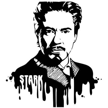 Delight Decor Tony Stark Wall Sticker | Sticker for Living Room ...