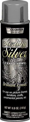 Silver Metallic Spray Paint, Sterling Champion Sprayon 8.5oz Can, Box ...