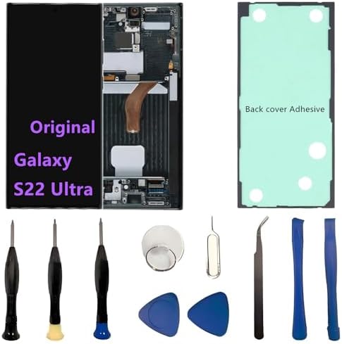 Amazon.com: Original 6.8" AMOLED Display for Samsung Galaxy S22 Ultra ...