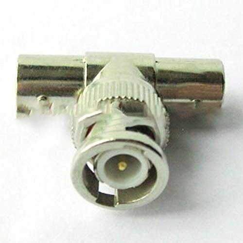 Amazon.com: (5 Pcs) BNC Male Plug to 2 BNC Female Jack Splitter 3 Way ...