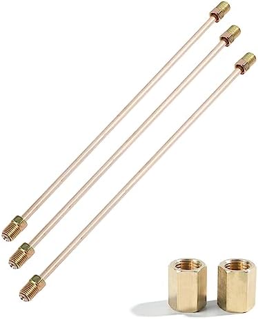 Amazon.com: Zlirfy Copper Nickel Brake Tubing Kit, 8" & 10" Long, 3/16 ...