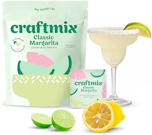 Amazon.com : Craftmix Classic Margarita Cocktail & Mocktail Drink Mixer ...