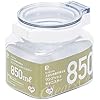 Amazon｜パール金属 保存容器 キャニスター 850ml ワンプッシュ ワンタッチ 日本製 上から中身が見える HB-6790｜保存容器・キャニスター オンライン通販