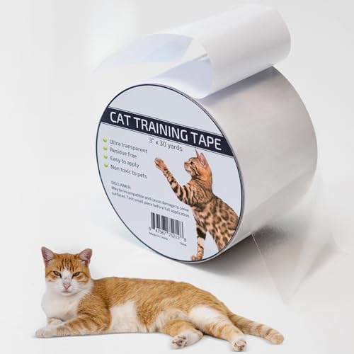 Petslucent Cat Scratch Deterrent Sticky Paws Tape, Cat Furniture ...