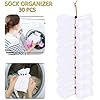 Amazon.com: 30Pcs Sock Clips for Laundry - Amazing Sock Clip for ...