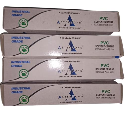 Buy Aster Bond PVC (4 pcs.) PVC Solvent Cement 100% Leak Proof Joint ...