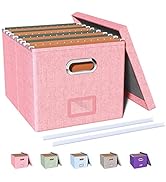 Oterri File Box with Lid, Letter/Legal Size, File Organizer for Hanging ...