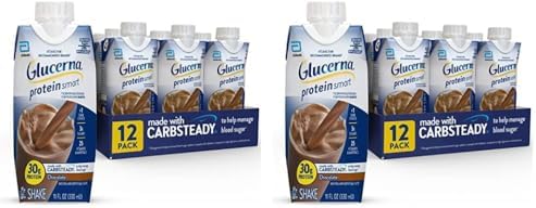 Amazon.com: Glucerna Protein Smart Nutritional Shake, Diabetic Protein ...