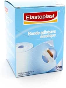 ELASTOPLAST Bde adh élast 8cmx2,5m : Amazon.fr: Hygiène et Santé