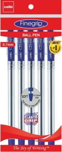 Cello Gripper (Blue) Ball Pen (Count of 10)(Pack of 17) : Amazon.in ...