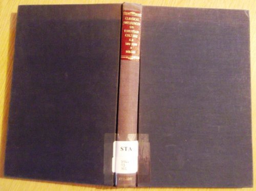 Amazon.com: Classical Influences on European Culture A.D. 500-1500: ...