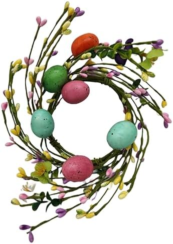 Amazon.com: Evron International EV-125R-4 Easter Artificial Candle Ring ...