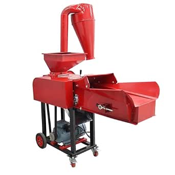 Amazon.com: EQCOTWEA Electric Hay Cutter Straw Crusher Machine Grass ...
