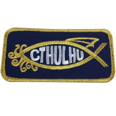 Amazon.com: Cthulhu Fish Embroidered Patch - [4" Wide] : Clothing ...