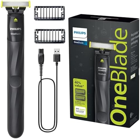 Amazon.com: Philips OneBlade Trimmer & Shaver, Trim & Shave Any Length ...