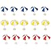 Amazon.com: Taotenish 15pcs Miniature Sun Umbrella Beach Sun Umbrella ...