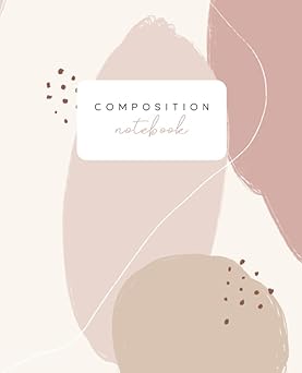 Boho Composition Notebook: College Ruled, Aesthetic Boho Style with ...