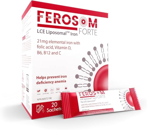 Ferosom Forte LCE Fer liposomal – Supplément de fer en poudre doux pour ...