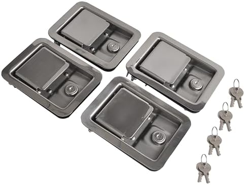 Amazon.com: YIYIBYUS Door Lock Trailer Toolbox 4Pcs Trailer Paddle Door ...