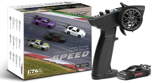 Amazon.com: havcybin 1:76 Turbo Racing Scale RC Sport Car, Table Racing ...