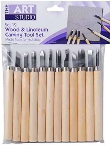 Set de 12 gouges pour linogravure : Amazon.fr: Bricolage