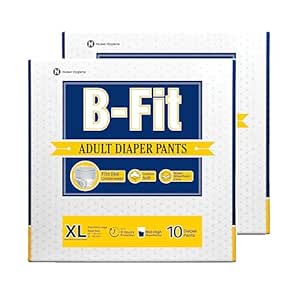 B-FIT Adult Diapers Pant Style (Extra Large) 20 Count, Unisex ...