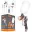 Amazon.com : REFINE Air Spray Gun, Auto Paint Gun with 1.4/1.8/2.0mm ...
