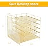 Amazon.com: LEKETREE Desk Organizers and Accessories, 5-Tier Paper ...