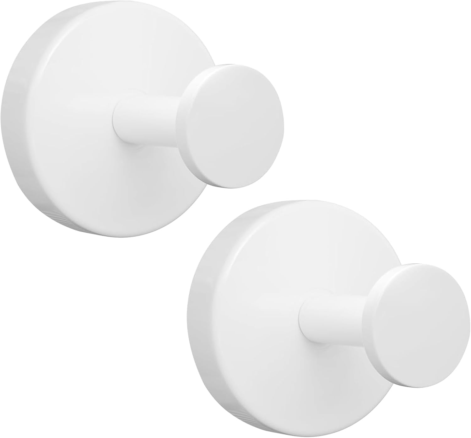 ZhouWei Pack of 2 Suction Cup Hooks, Suction Cup Hooks, No Drilling ...