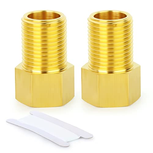 Snapklik.com : 1PCS Brass Pipe Fitting, Extension Hex Adapter, 1/2 Male ...
