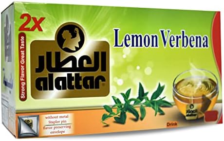 Amazon.com : Al Attar Lemon Verbena Tea (20 Tea Bags Melissa) Dried ...