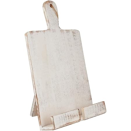 Amazon.com: Mothers Day Gifts Wooden Cookbook Stand Chopping Board ...