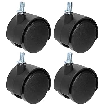 4Pcs 2in Caster, 360 Degree Swivel Replacement Wheels Universal ...