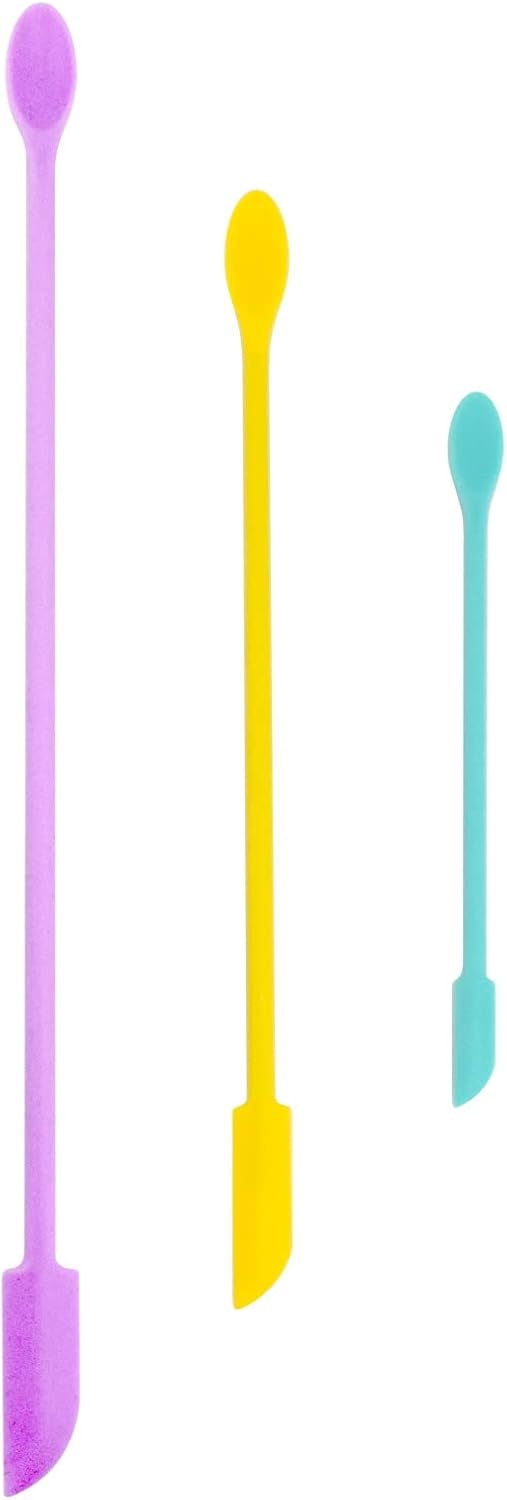 Amazon.com: Mini Spatula 3Pcs Small Silicone Spatula Colorful Thin ...