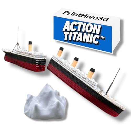 Amazon.com: Split in Half Titanic Action Toy by PrintHive3d, Break ...