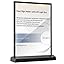 ECKEK LED Sign Holder Clear Sign Holder with LED Light Box, Table Menu ...