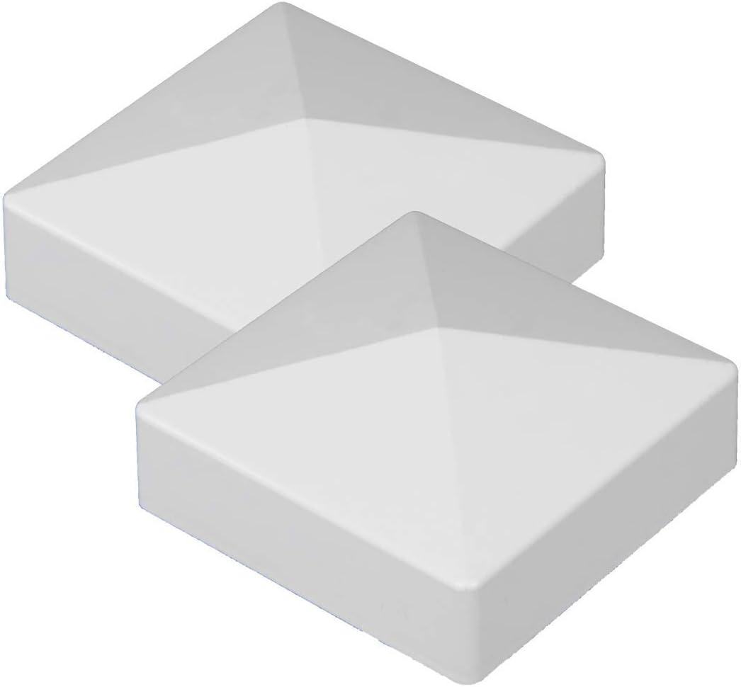 Amazon.com : 1 1/2" x 1 1/2" Gothic Vinyl Picket Fence Caps | Pack of 5 ...